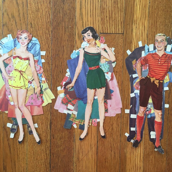 1950s Paper Dolls - Etsy