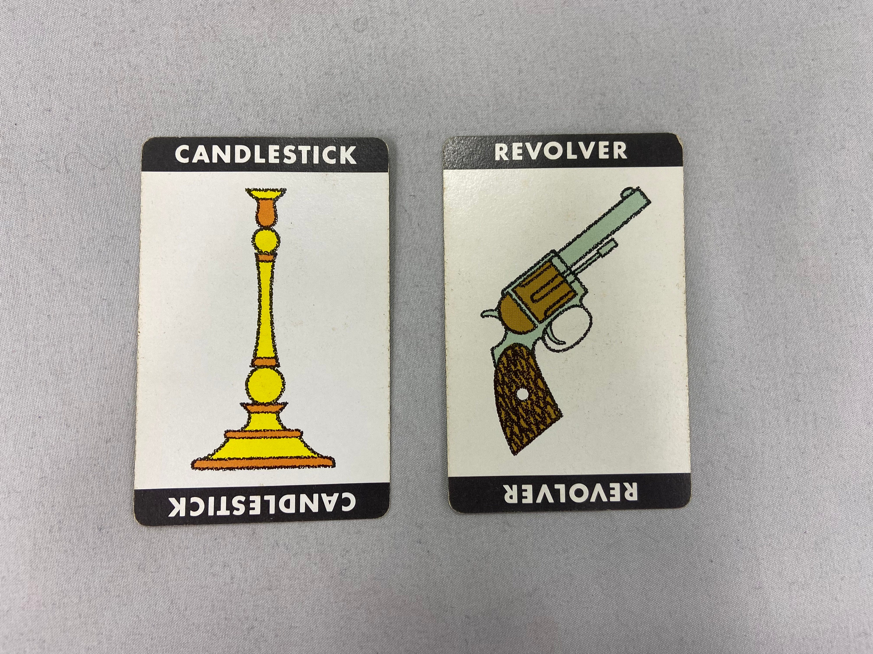 Clue Weapon Cards