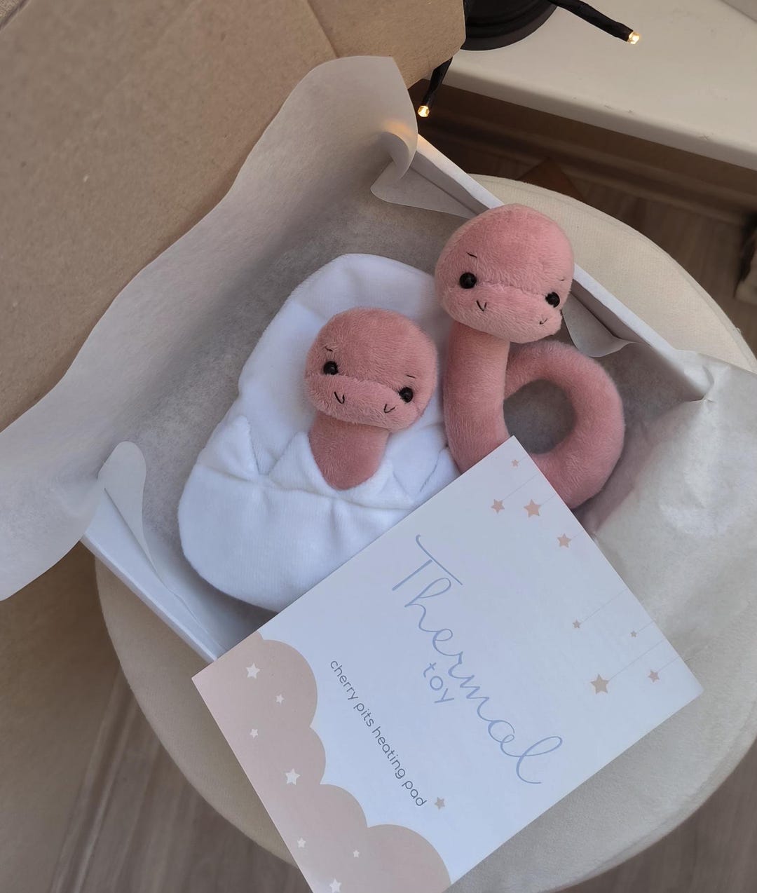 Cherry Pit Baby Heating Pad – Soft Plush Anti-colic Pillow & Warm ...