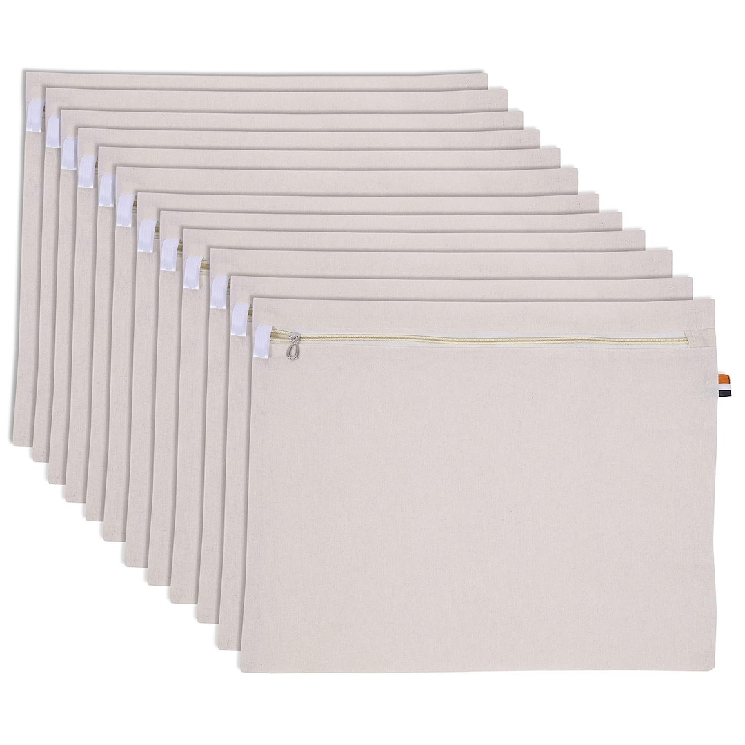 Eco Friendly Handmade Cotton Garment Bags With Zipper, Saree Cover ...