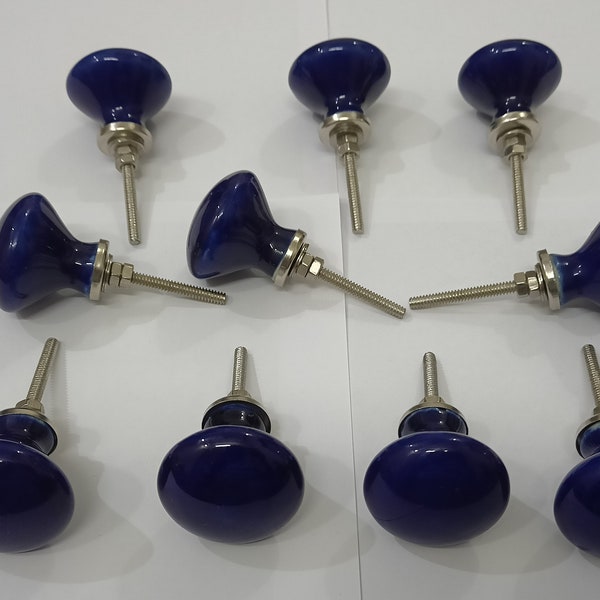Navy Blue Knobs - Etsy