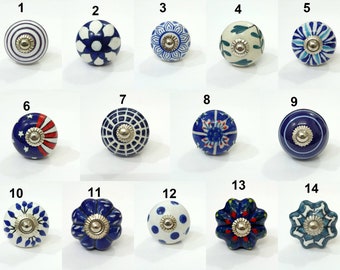 Flat Grey Ceramic Knobs Kitchen Cabinet Knobs Hardware Knobs Cupboard Knobs Drawer Knobs Cabinet ...