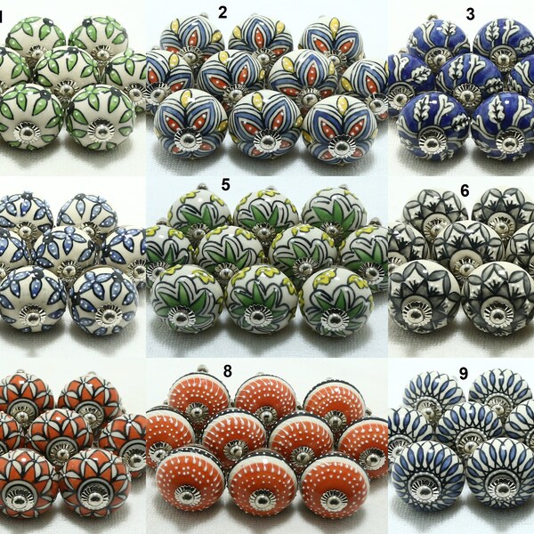 Hand Painted Knobs - Etsy