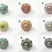 Assorted Blue and White Mixed Ceramic Knobs Kitchen Cabinet Drawer Knobs Cupboard Knobs Drawer ...