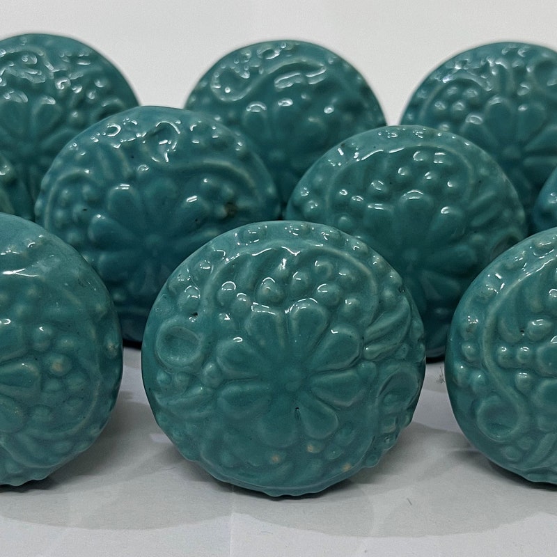 Turquoise Door Knob - Etsy