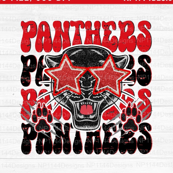 Panthers Stack Svg - Etsy