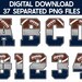 Football Navy Blue Alphabet Bundle PNG, Football Team Cliparts ...