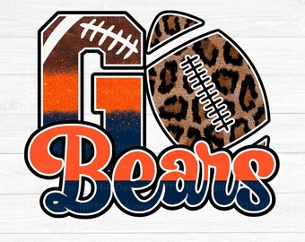 Go Bears Png - Etsy