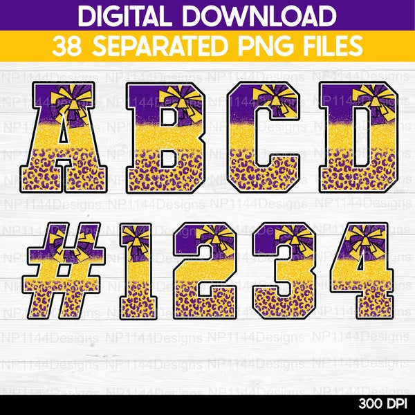 Gold Glitter Letters - Etsy