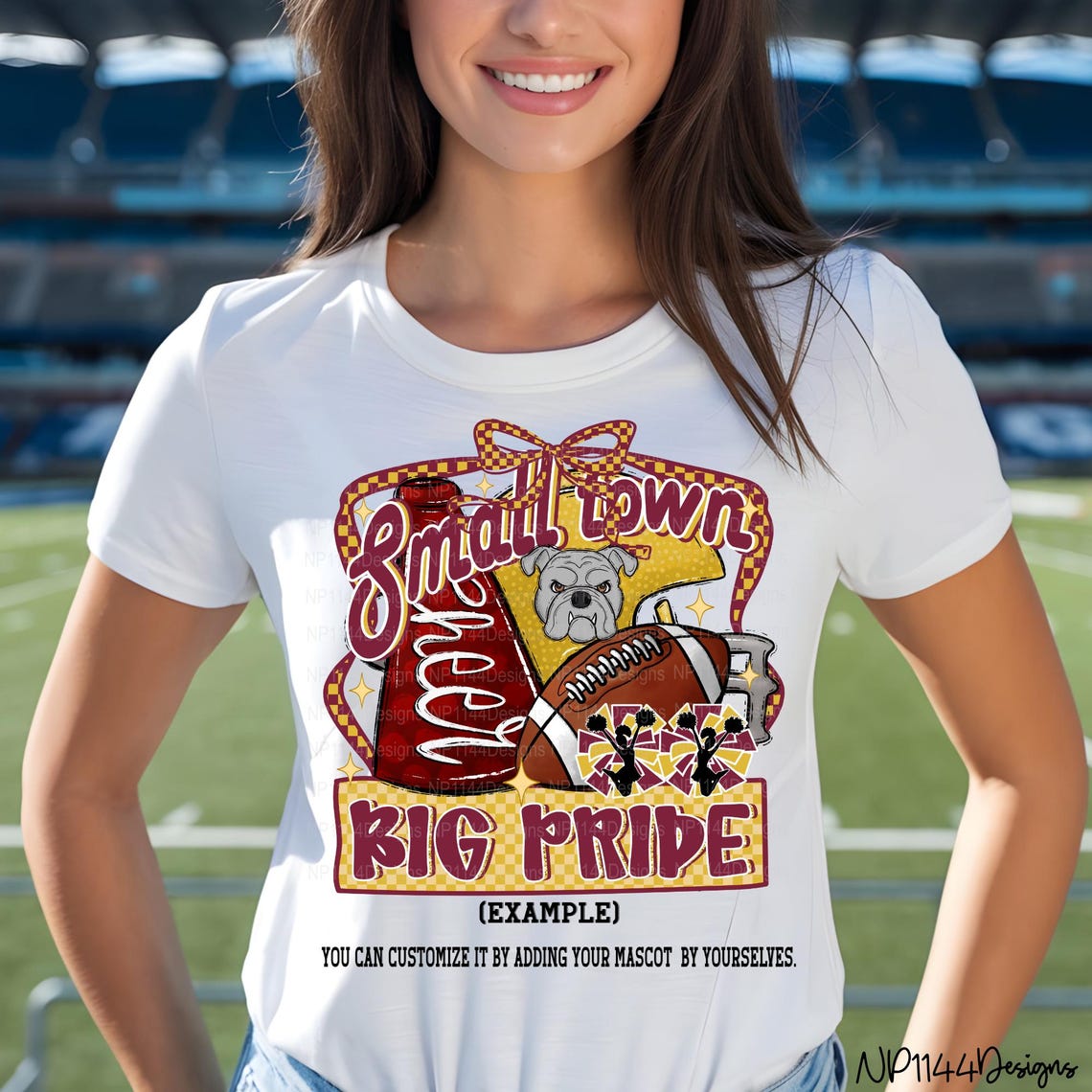 Team Spirit PNG: Maroon and Gold, Small Town Big Pride, Coquette ...
