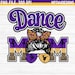 Dance Mom PNG, Purple and Yellow Gold Team Colors, Leopard Print ...