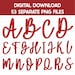 Buffalo Plaid Alphabet Bundle PNG, Sublimation Letters, Alpha Pack ...
