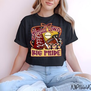 Team Spirit PNG: Maroon and Gold, Small Town Big Pride, Coquette ...