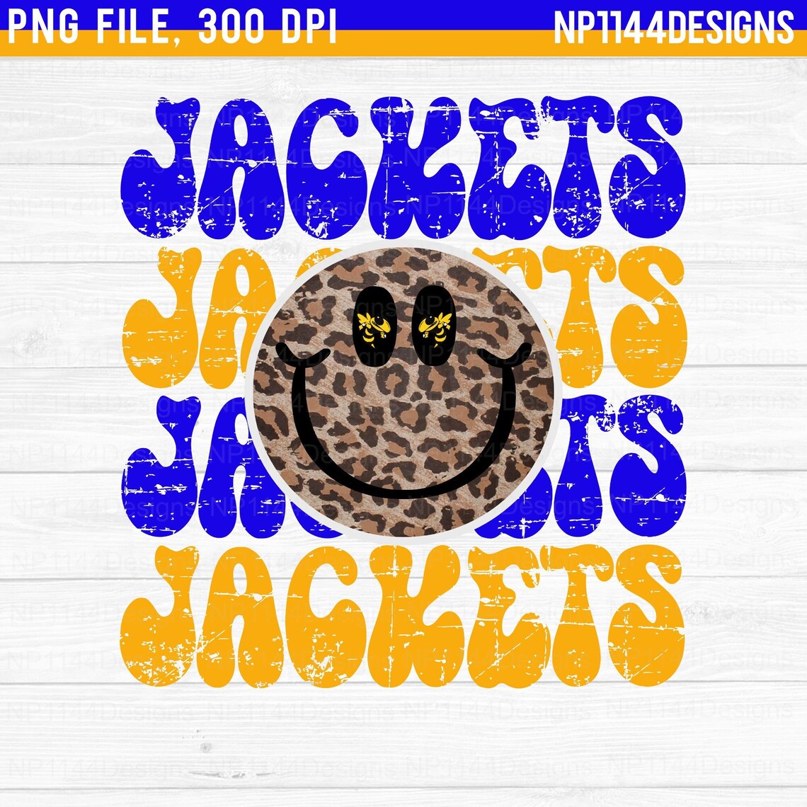 Jackets Stacked PNG Yellow Jackets School Mascots Back to - Etsy