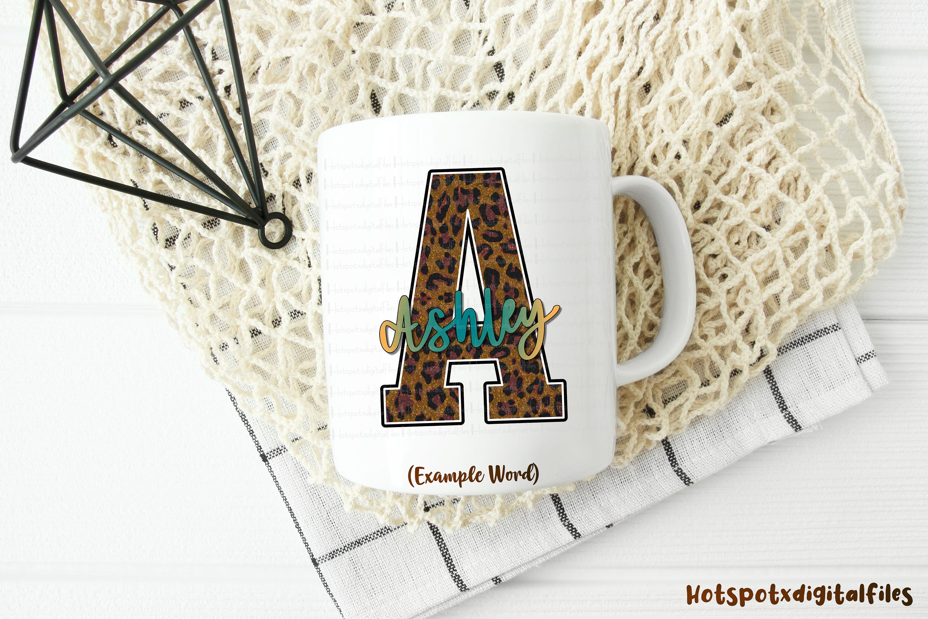 Leopard Print Sport Letters Alphabet Bundle PNG Sublimation | Etsy