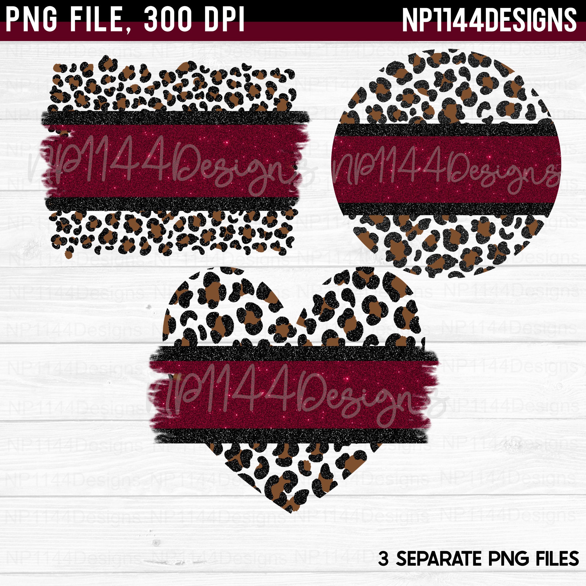 Leopard Background PNG Sublimation Bundle Maroon and Black - Etsy