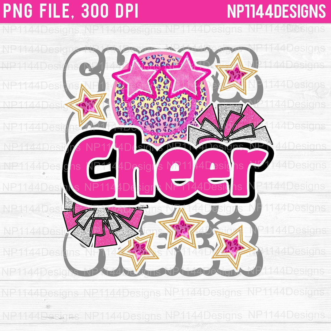 Cheer Life PNG, Retro Cheer, Cheer Preppy, Preppy Smiley, Cheer ...