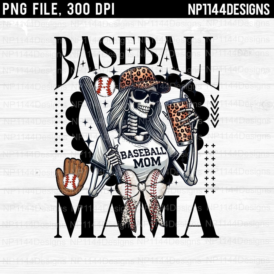 Baseball Mama PNG, Coquette Baseball Bow, Baseball Mom, Funny Baseball ...