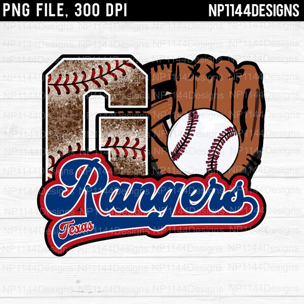 Texas Rangers - Etsy