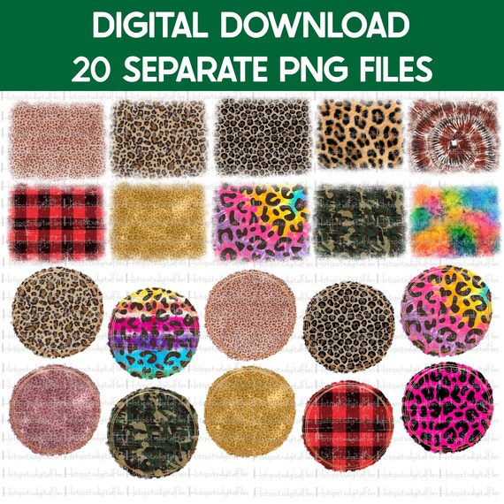 Animal Print Sublimation Background Bundle Sublimation Back - Etsy