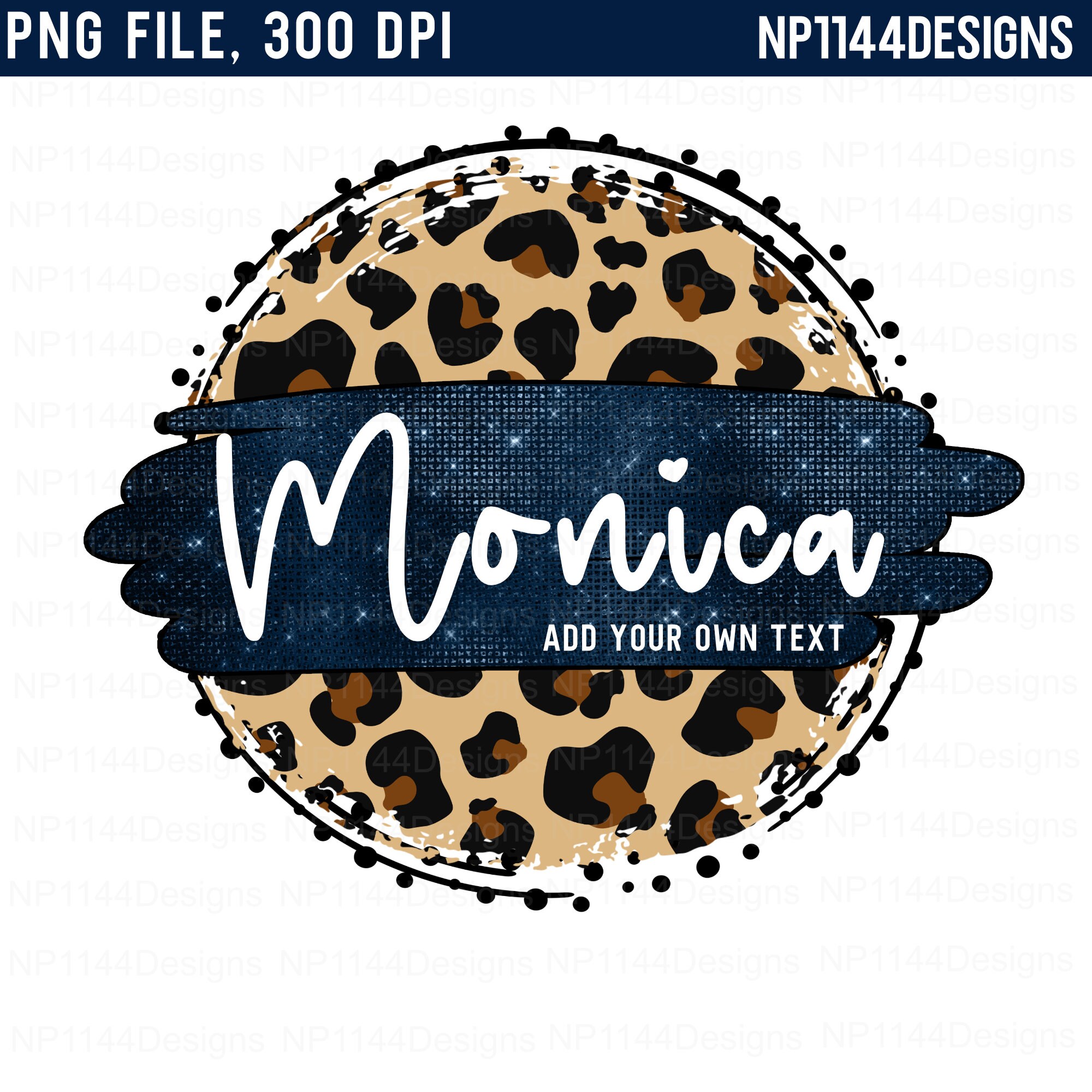 Leopard Circle Background Bundle PNG Glitter Leopard Print - Etsy