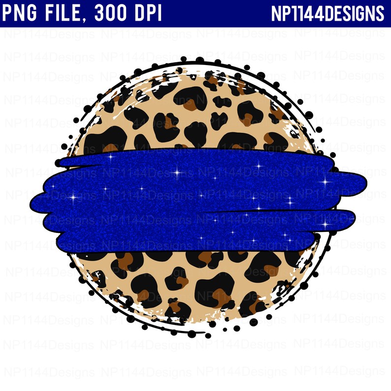 Leopard Circle Background Bundle PNG Glitter Leopard Print - Etsy
