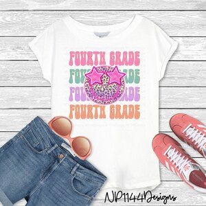 Back to School Bundle PNG, Pre-k, Kindergarten, 1st-6th Grade, Preppy ...