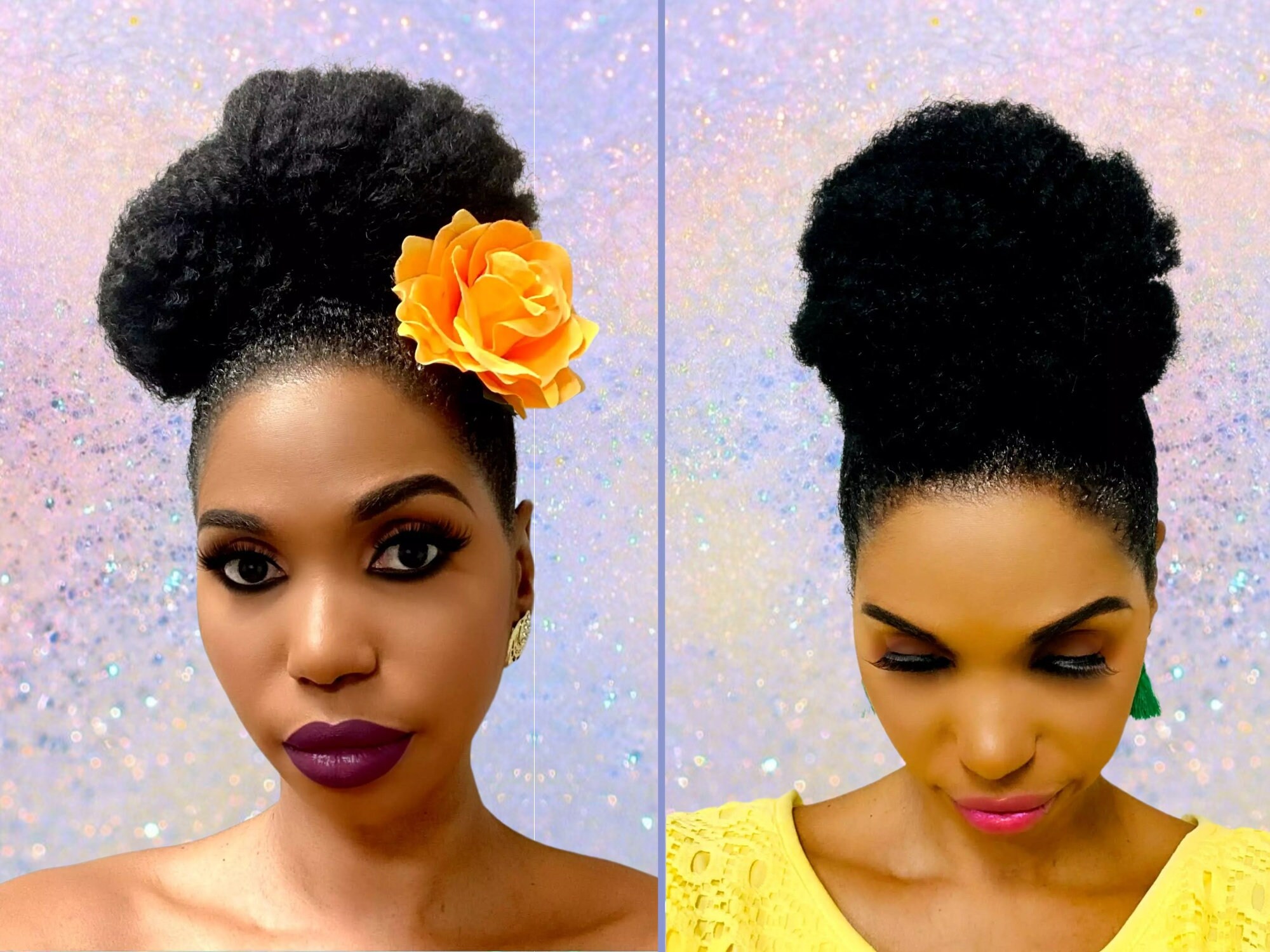 Cristoli Kinky Natural Hair Bunette Size XL for Type 4B 4C Bun | Etsy