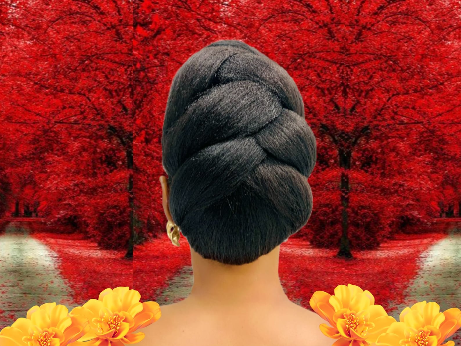 Cristoli Hair Bun lara for Natural Hair African - Etsy