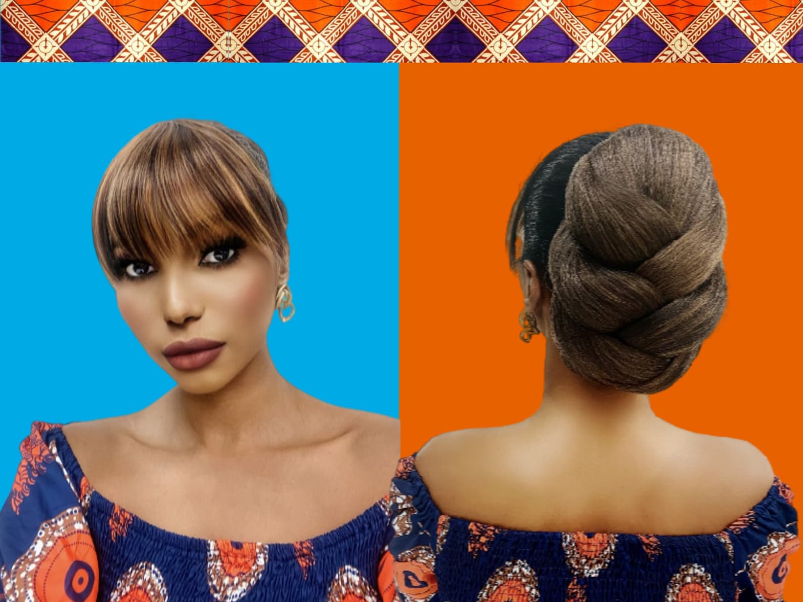 Cristoli Hair Bun lara for Natural Hair African - Etsy