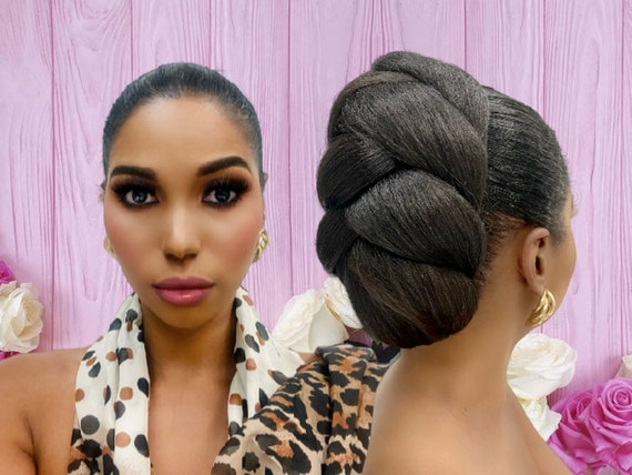 Coiffures Chignon Naturelles Noires