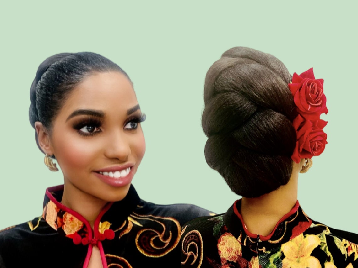 Cristoli Hair Bun lara for Natural Hair African - Etsy