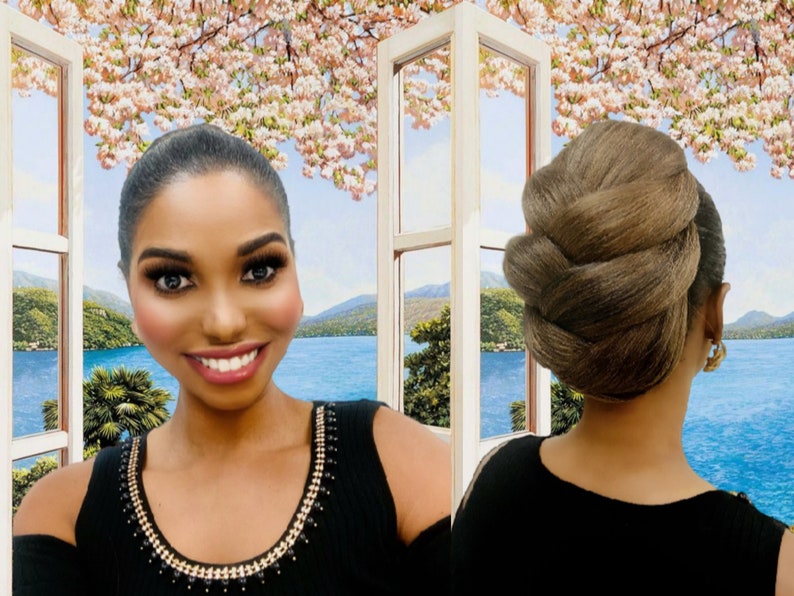 Cristoli Hair Bun lara for Natural Hair African - Etsy