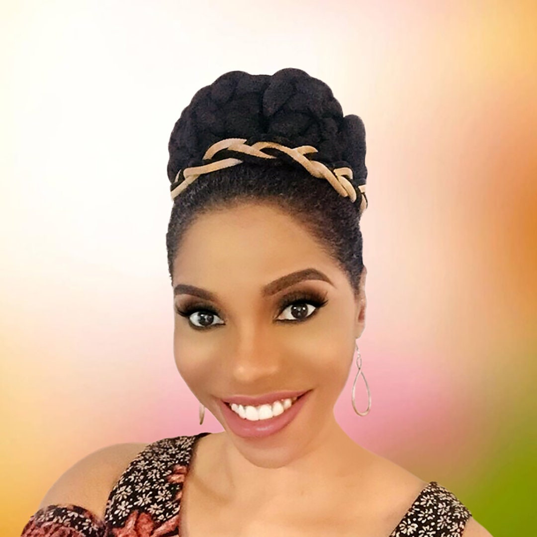Cristoli Hair Bun elia for Natural Hair African - Etsy