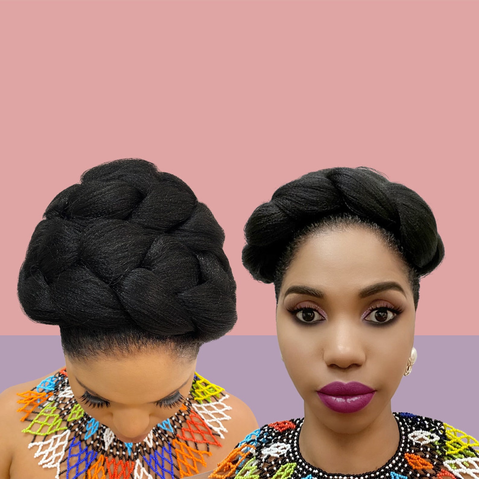 Cristoli Hair Bun malia for Natural Hair African - Etsy
