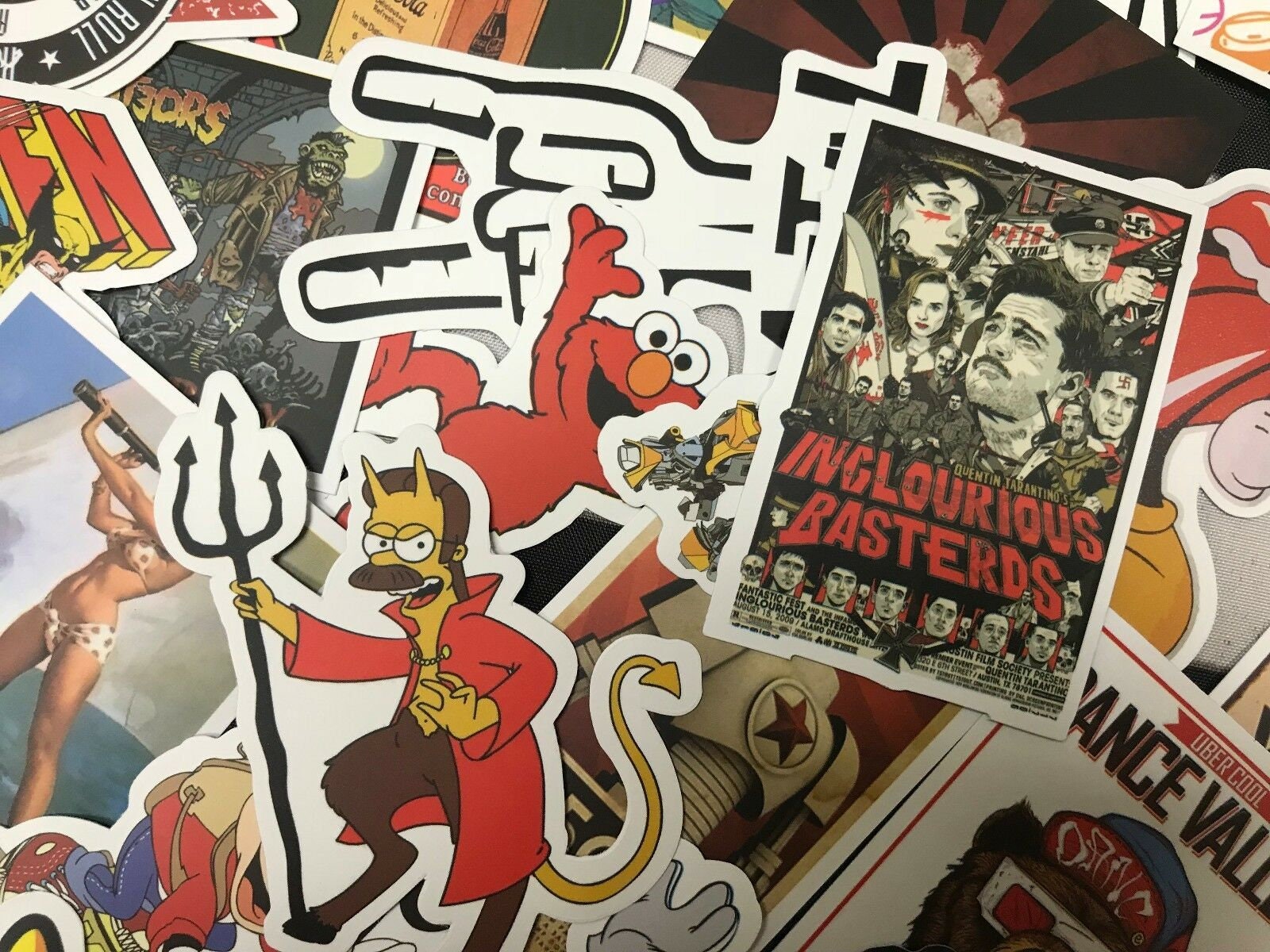 Lot 100 Random Vinyl Laptop Skateboard Stickers bomb Luggage | Etsy