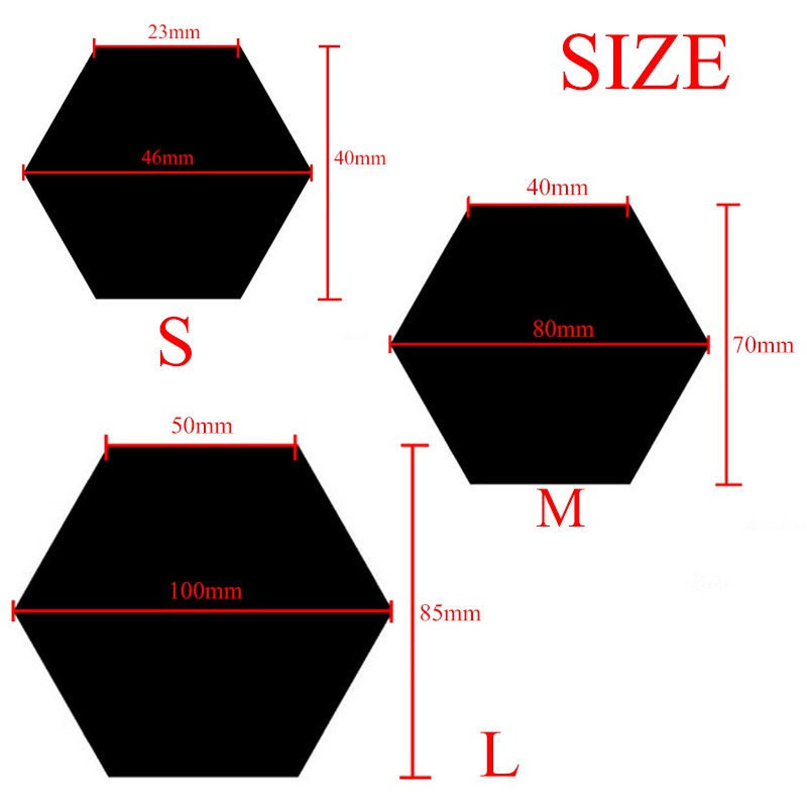 12 Pcs Set Hexagon Mirrors Wall Decor Stickers 3d Acrylic Etsy