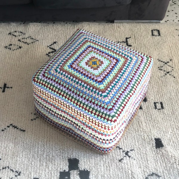Pouf Cover - Etsy