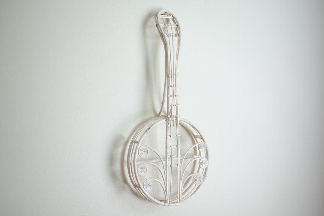 Rattan Banjo Boho Wall Art - Etsy