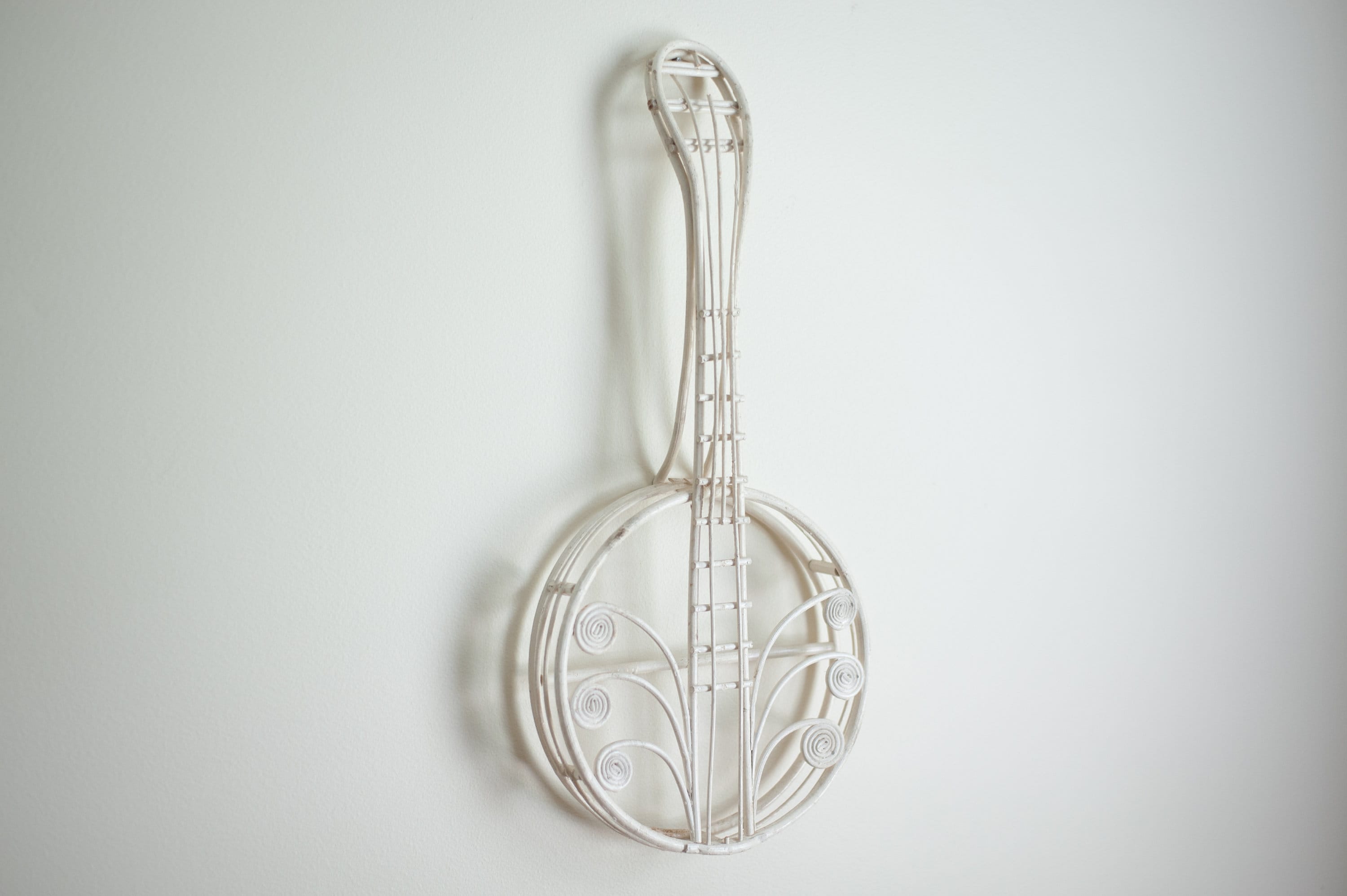 Rattan Banjo Boho Wall Art - Etsy