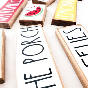 Summer Tiered Tray Decor Summer Signs Wooden Block Signs Summer Shelf ...