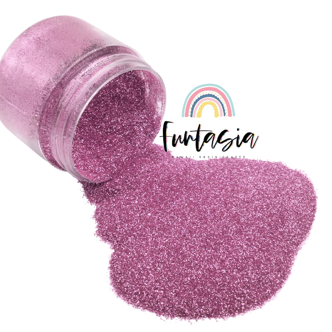 LIGHT PINK Ultra Fine Loose Glitter, Polyester Glitter, Solvent ...