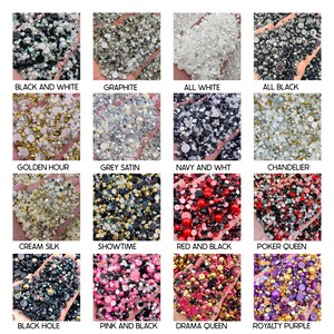 Bulk Pearl Mix Jars, Flatback Pearl and Rhinestones Mixes in 6oz or 8oz ...