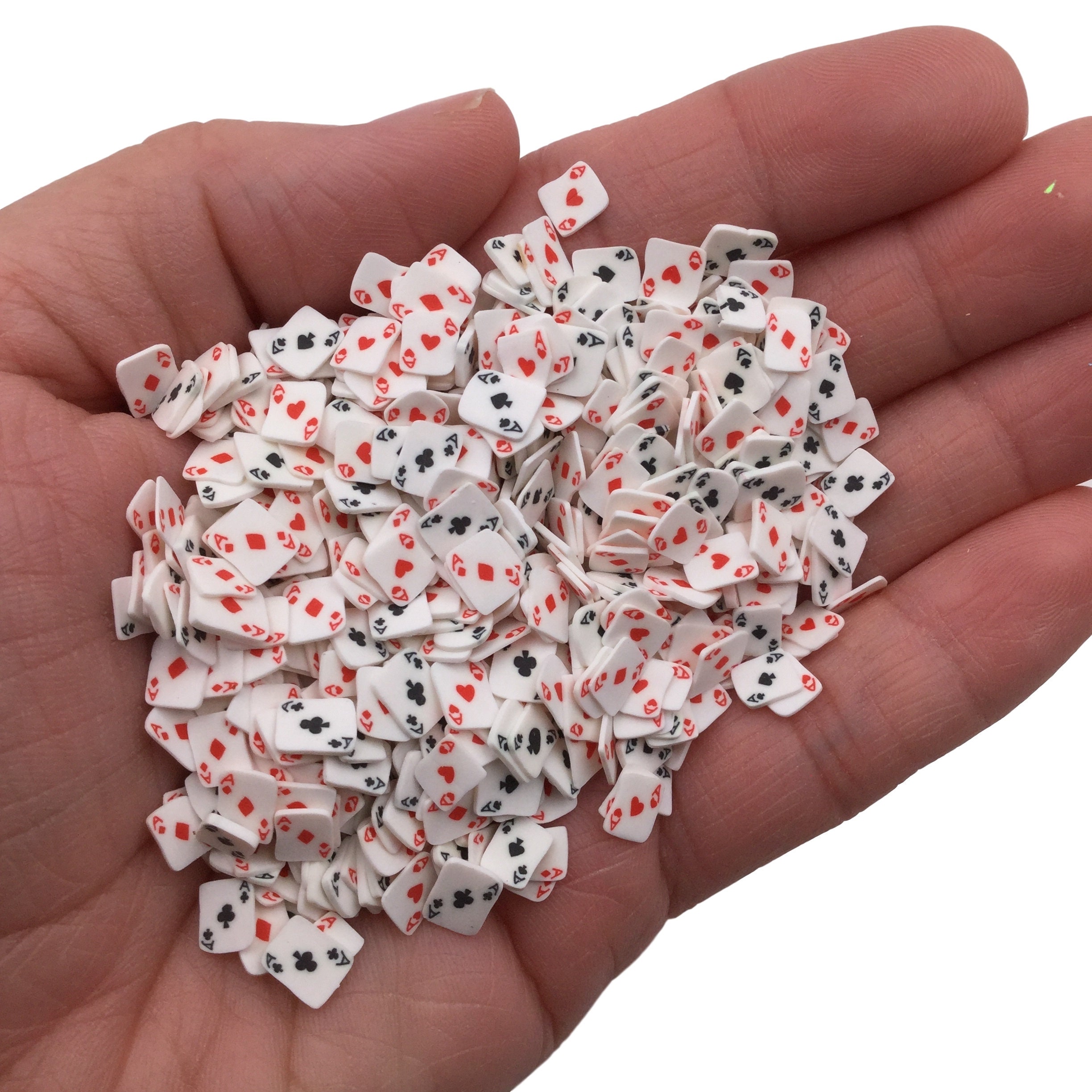 PLAYING CARDS Polymer Clay Slices Polymer Clay Fake - Etsy