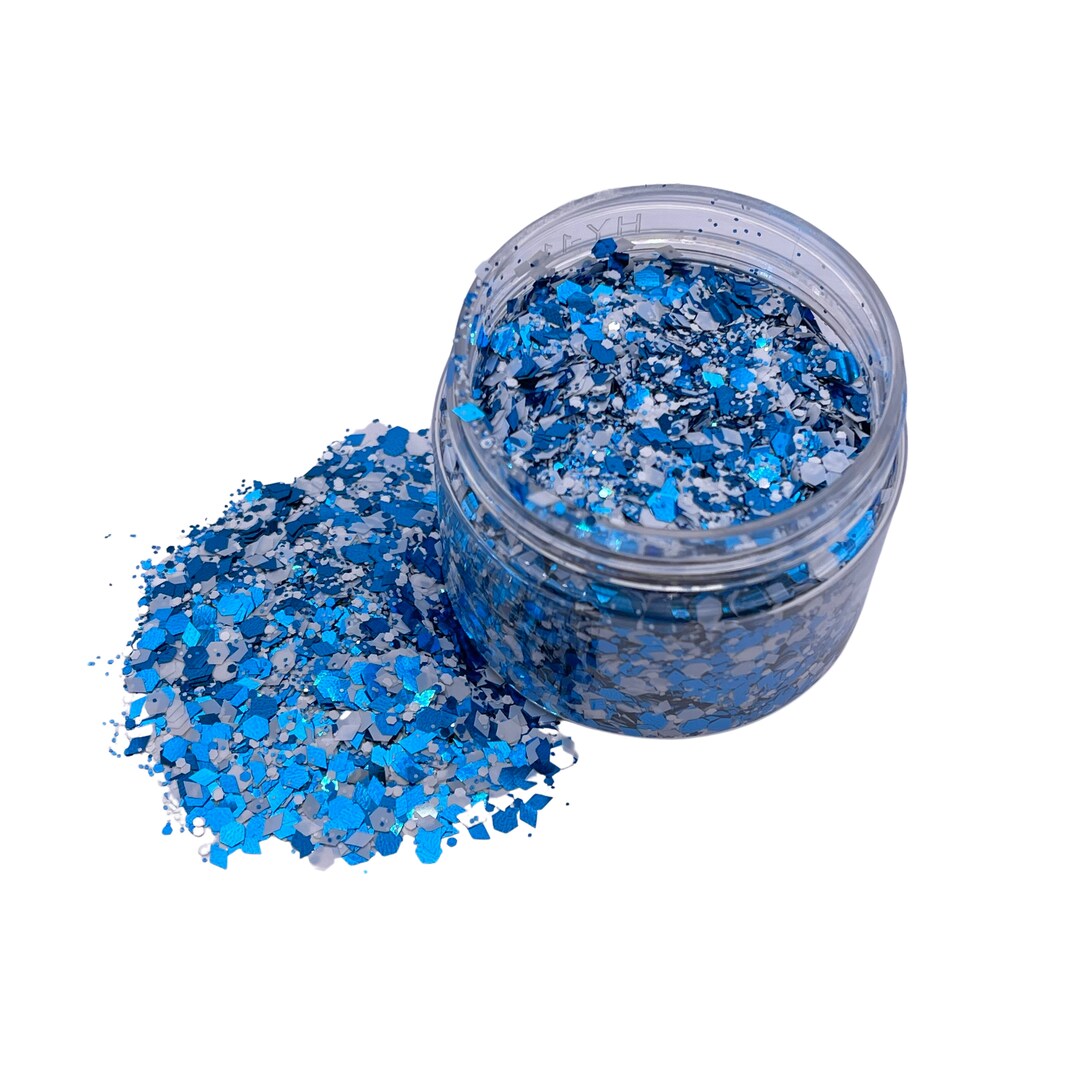 ICE PRINCESS Chunky Glitter Mix, Loose Glitter, Polyester Glitter ...