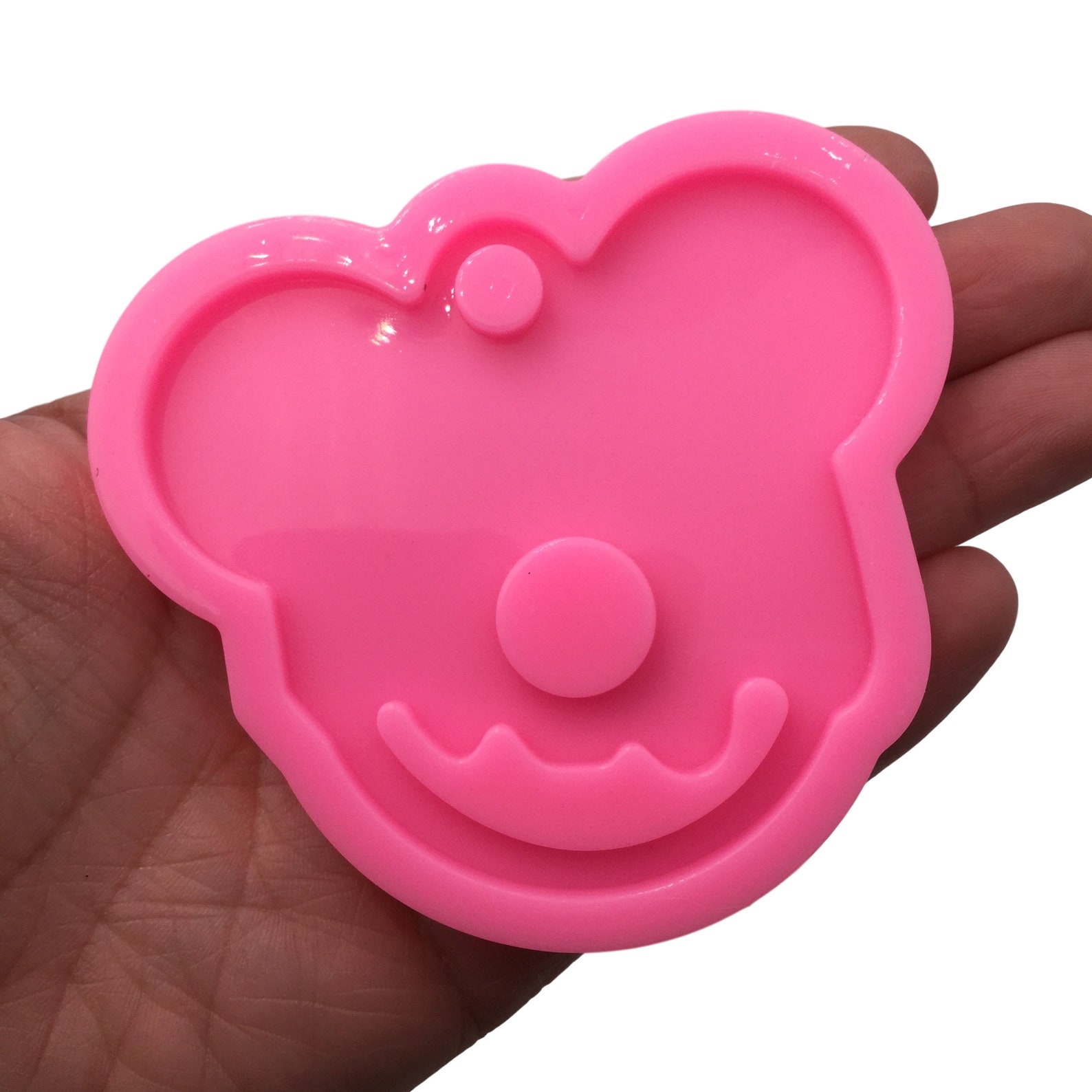 SHINY MOUSE HEAD Pendant Mold Silicone Molds for Epoxy - Etsy