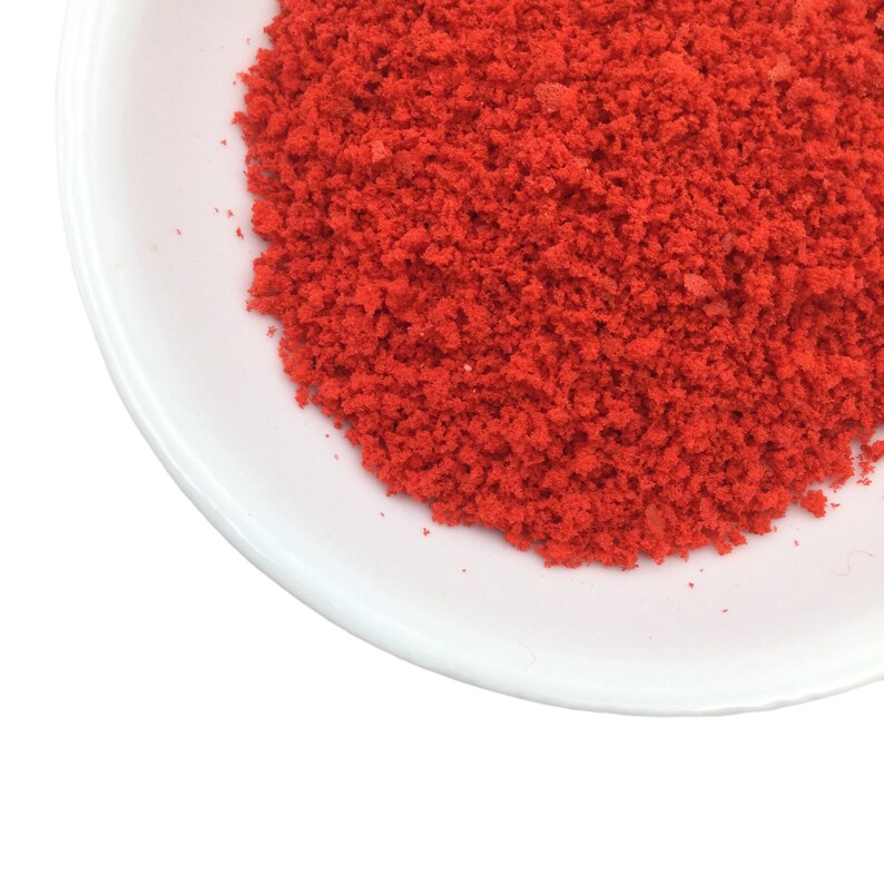20g Red Foliage Sponge Powder, Moss Material Soft Sponge, Fake Powder ...