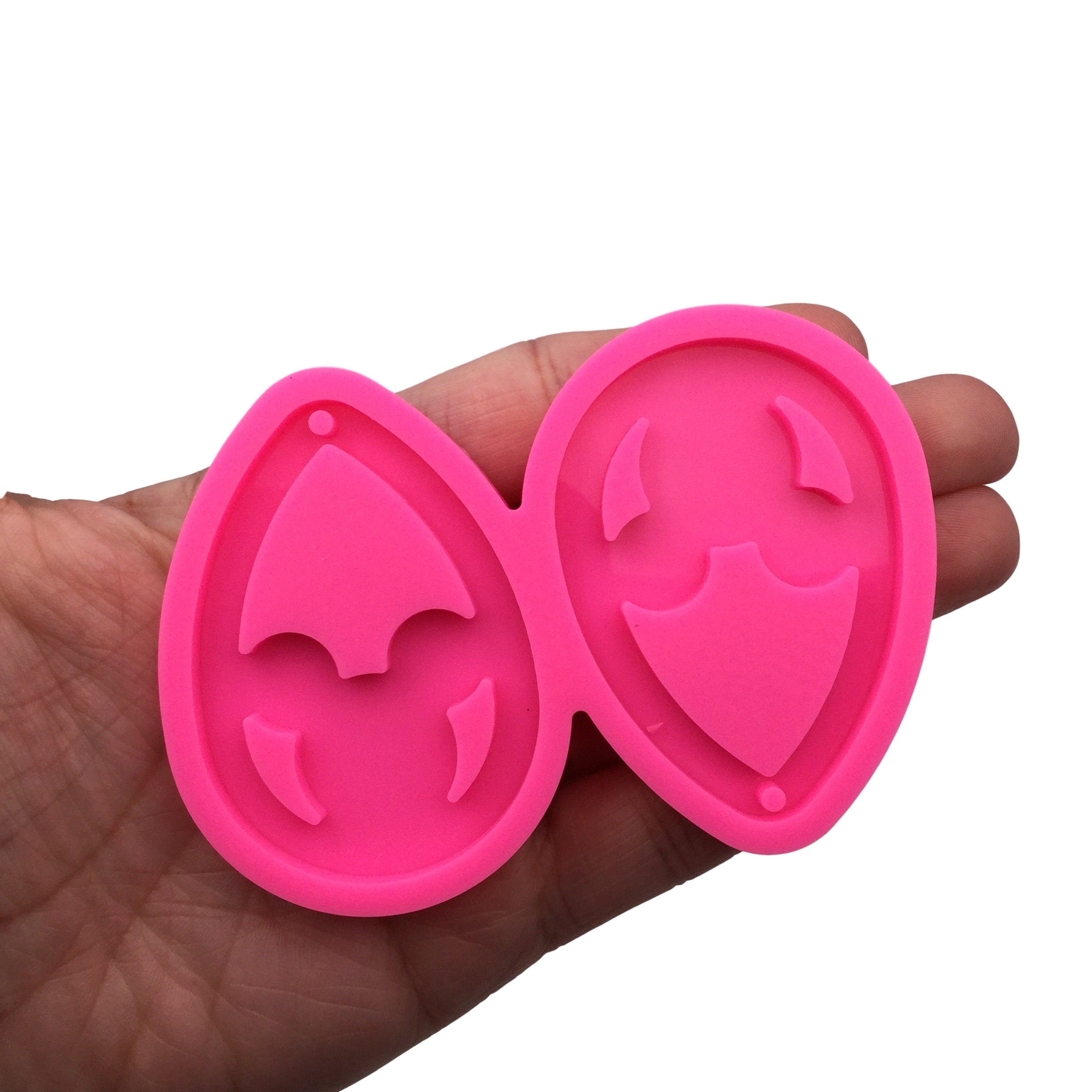 Shiny Mouse Teardrop Earring Mold, Shiny Silicone Molds for Epoxy ...