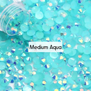 BULK Jelly Resin Rhinestones 5000pcs/3000pcs, Choose Size and Color ...