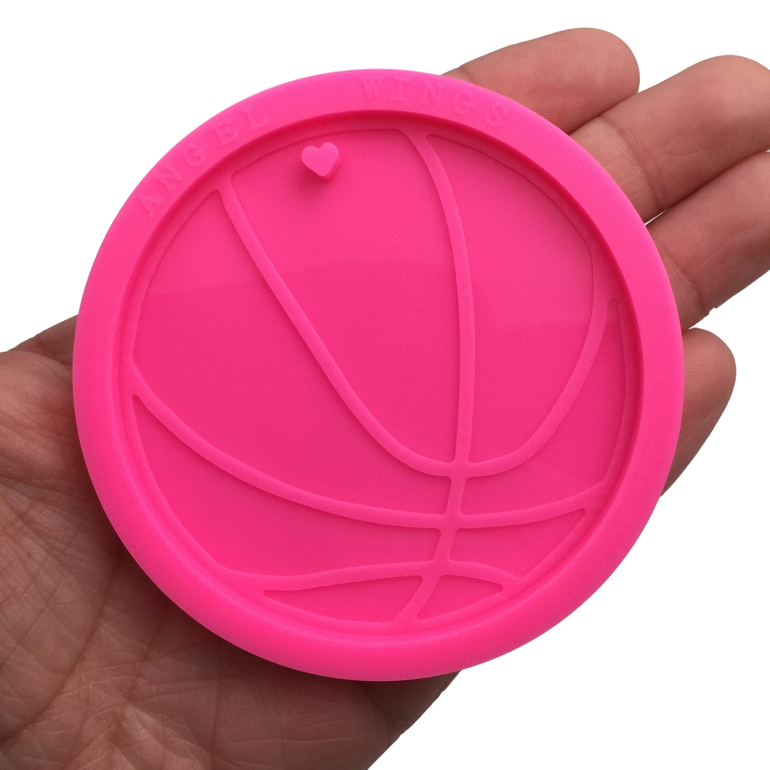 Basketball Silicone Mold, Shiny Mold, Silicone Molds for Epoxy Crafts ...